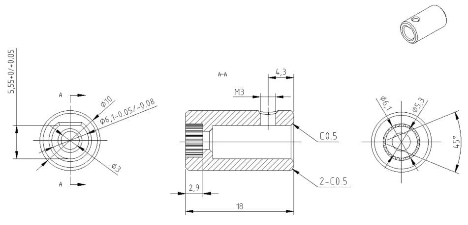 6mm D-Shaft Servo Hub 25T