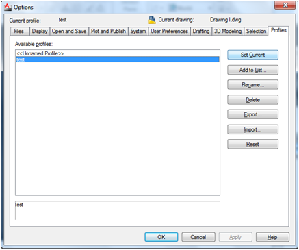 Default Profile Switching in AutoCAD 2011 - Studica Blog